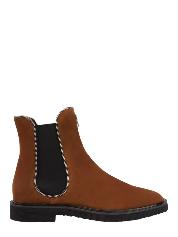 GIUSEPPE ZANOTTI Jaky Suede Chelsea Boots - Brown