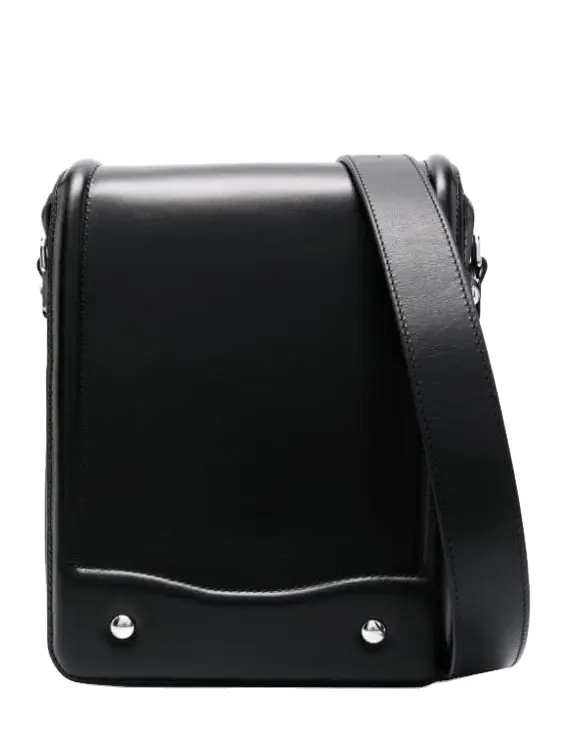 LEMAIRE Ransel Leather Crossbody Bag - Black