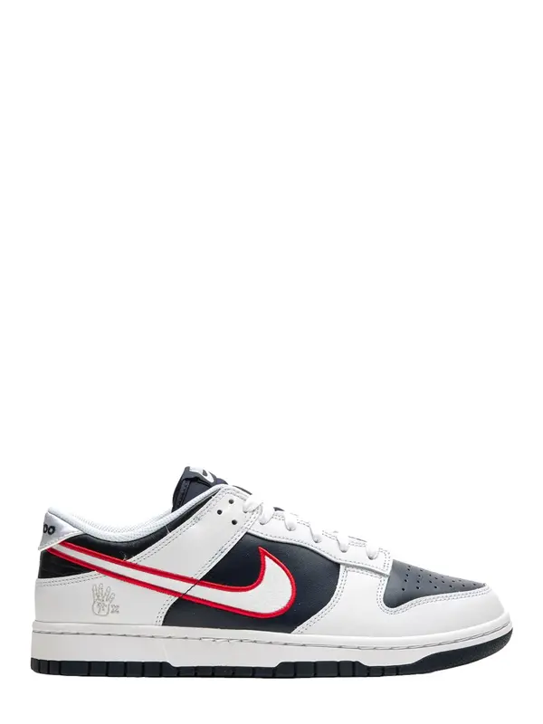Nike Dunk Low Houston Comets Four-peat Sneakers - White