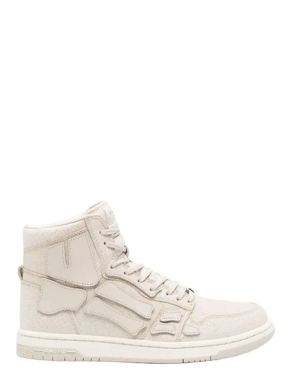 Amiri Skel Top Lace-up Sneakers - Gold