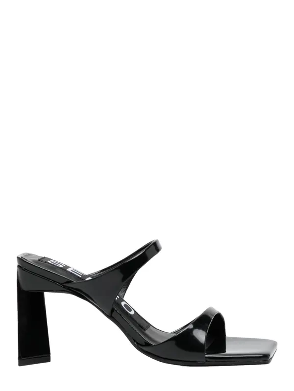 Senso Valeria 95mm Leather Sandals - Black