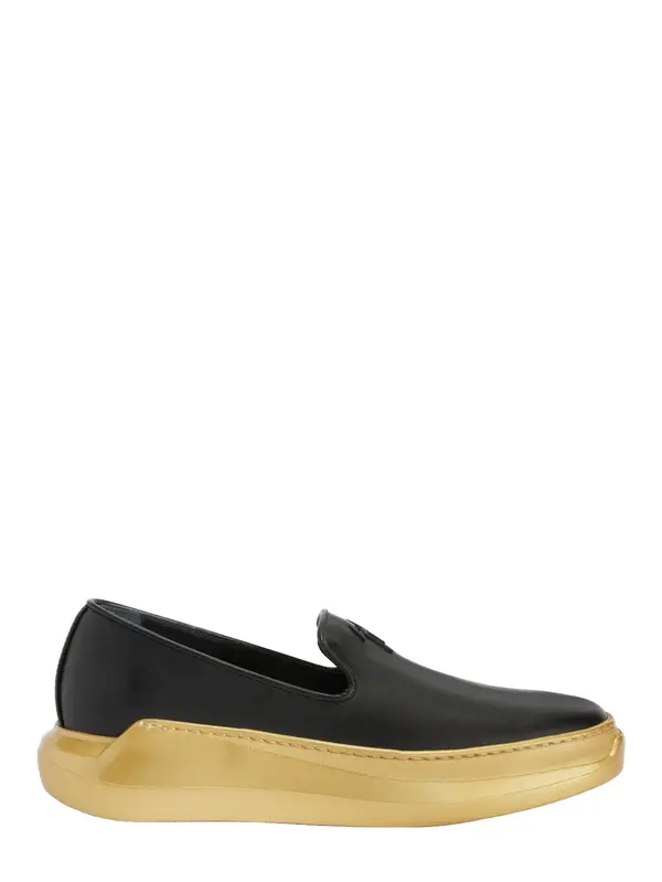 GIUSEPPE ZANOTTI Remye Leather Loafers - Black
