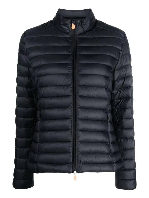 SAVE THE DUCK Carly Zip-up Puffer Jacket - Black