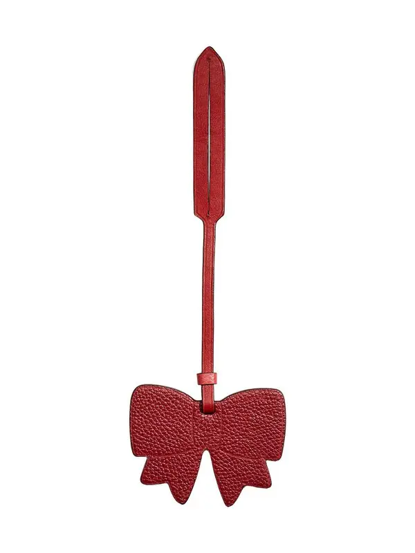 COACH Remade Bow Bag Charm - Red Multi