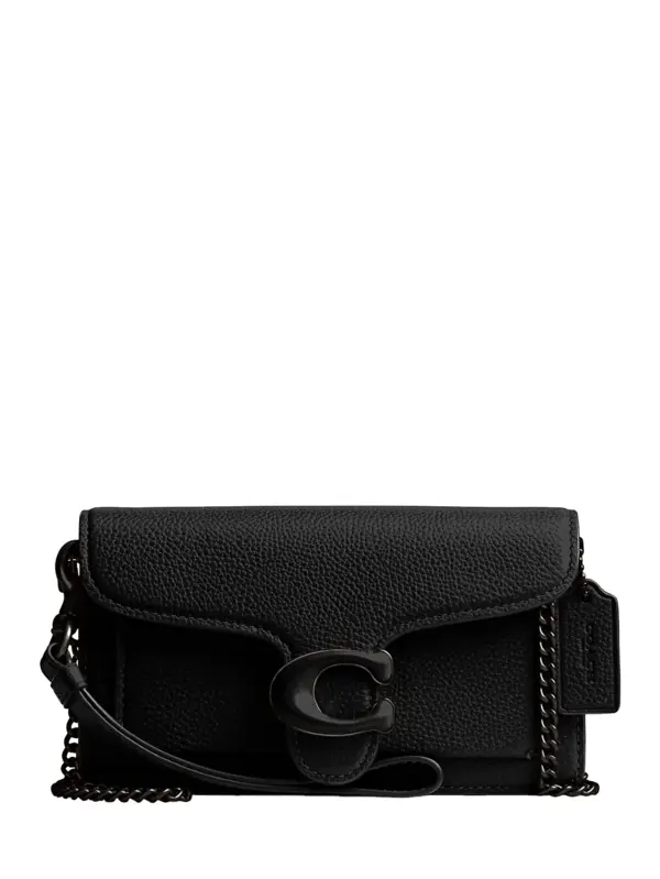 COACH Tabby Wristlet - Pewter/black