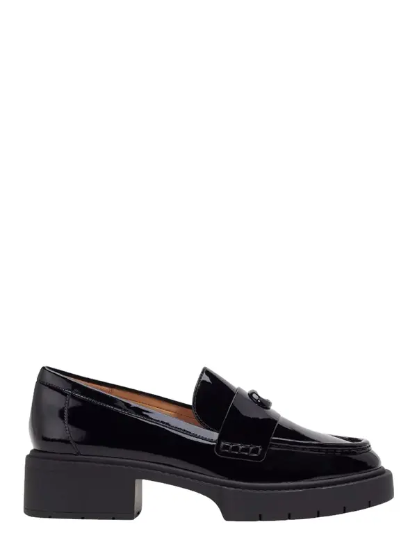 COACH Leah Loafer - Black Patent