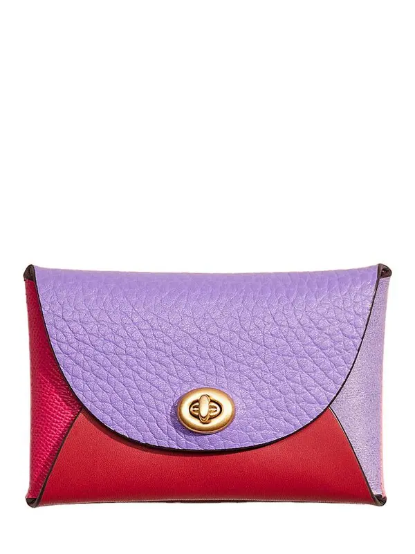 COACH Remade Colorblock Medium Pouch - Pink/multi