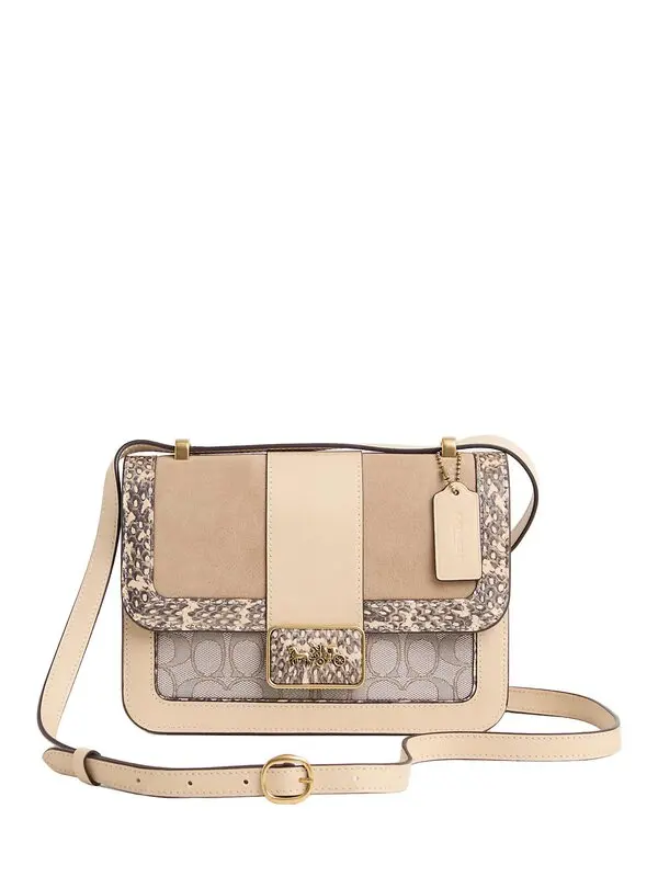 COACH Restored Alie Shoulder Bag - Brass/stone Ivory
