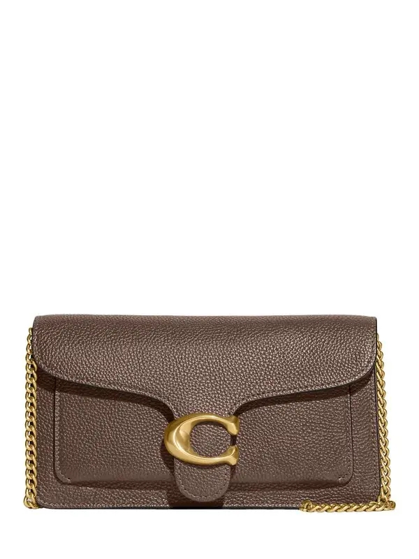 Coach Tabby Chain Clutch - Brass/dark Stone