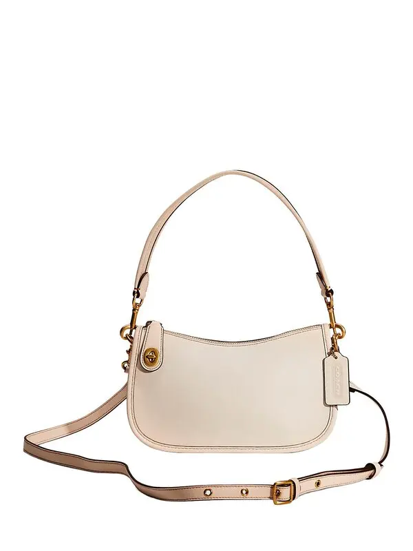 COACH Restored Swinger Bag - Brass/chalk