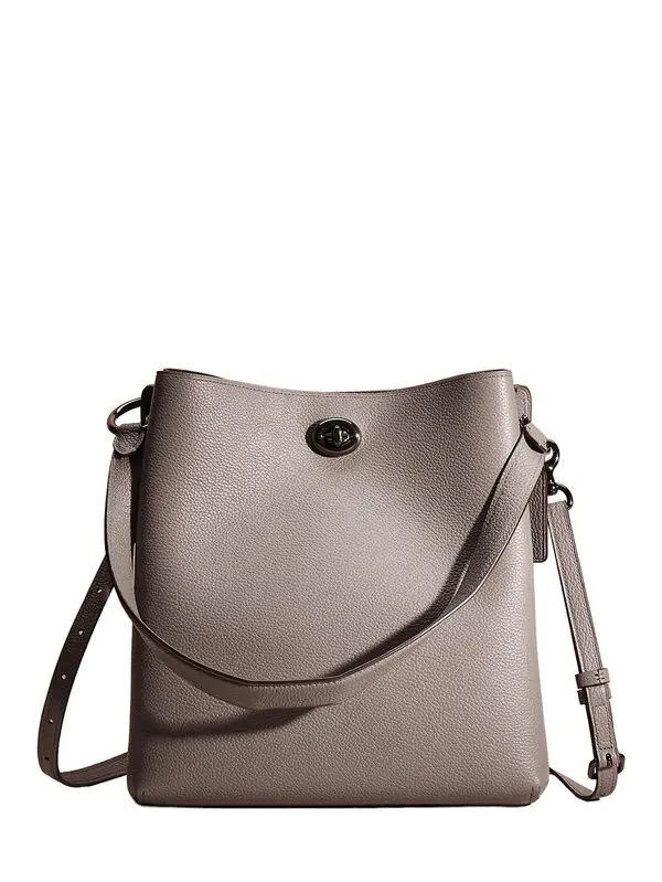 COACH Restored Charlie Bucket Bag - Gunmetal/heather Grey