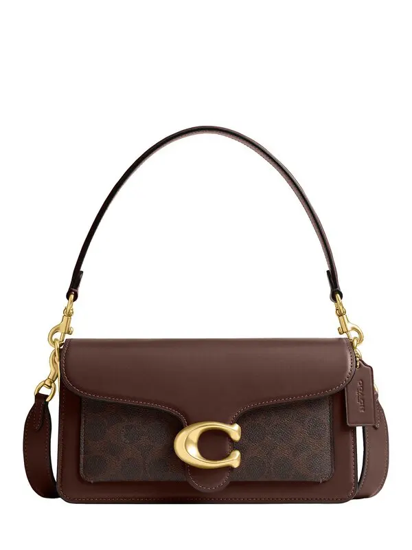 COACH Tabby Shoulder Bag 26 In Signature Canvas - Brass/maple