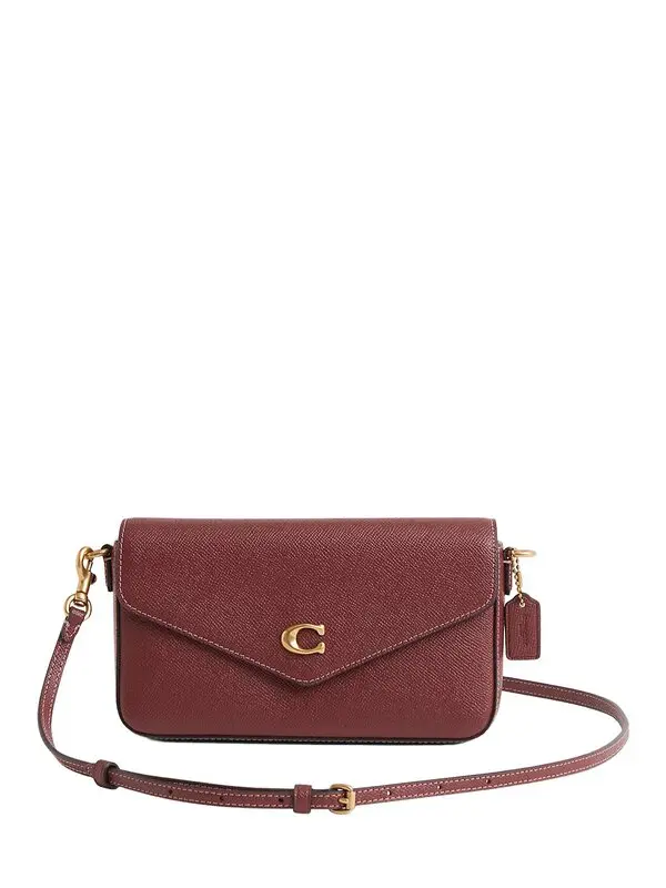 COACH Wyn Crossbody - Brass/wine