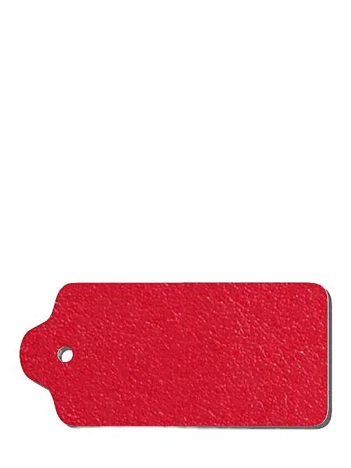 COACH Add-on Monogram Tag - True Red/gold