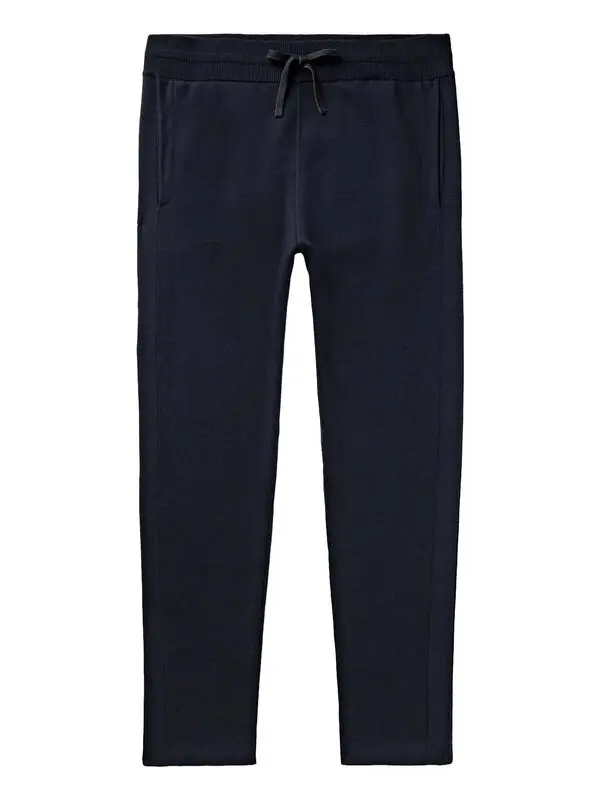 Loro Piana Balfour Cashmere, Virgin Wool, And Silk-blend Sweatpants - Blue