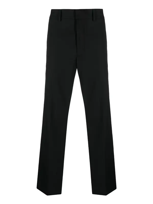 Patrizia Pepe Straight Leg Trousers - Black