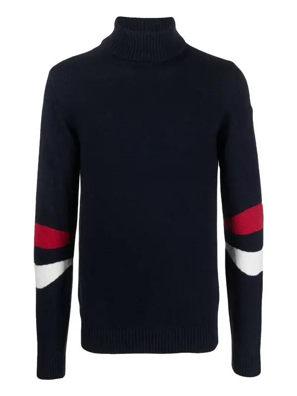 Rossignol Signature Roll-neck Sweater - Blue