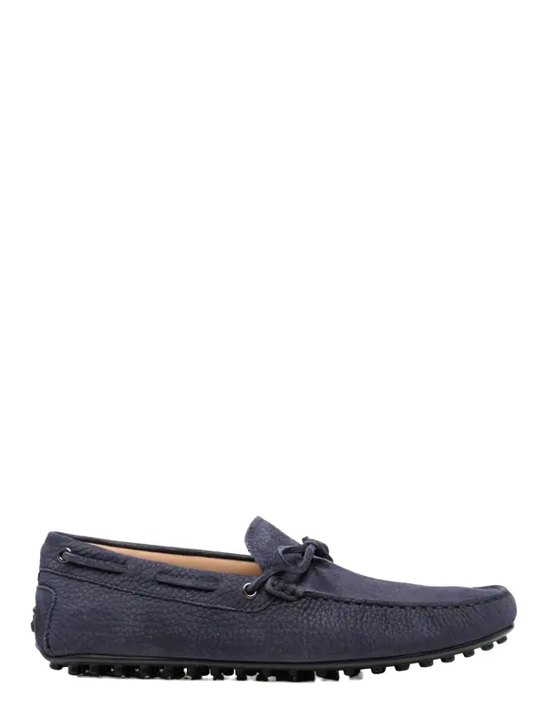 TOD'S City Bow-detail Loafers - Blue