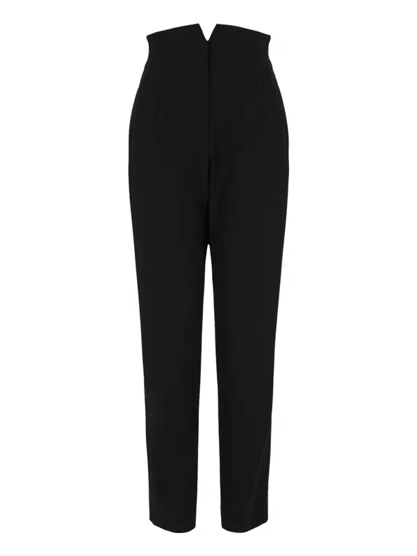 Emporio Armani High-waist Trousers - Black