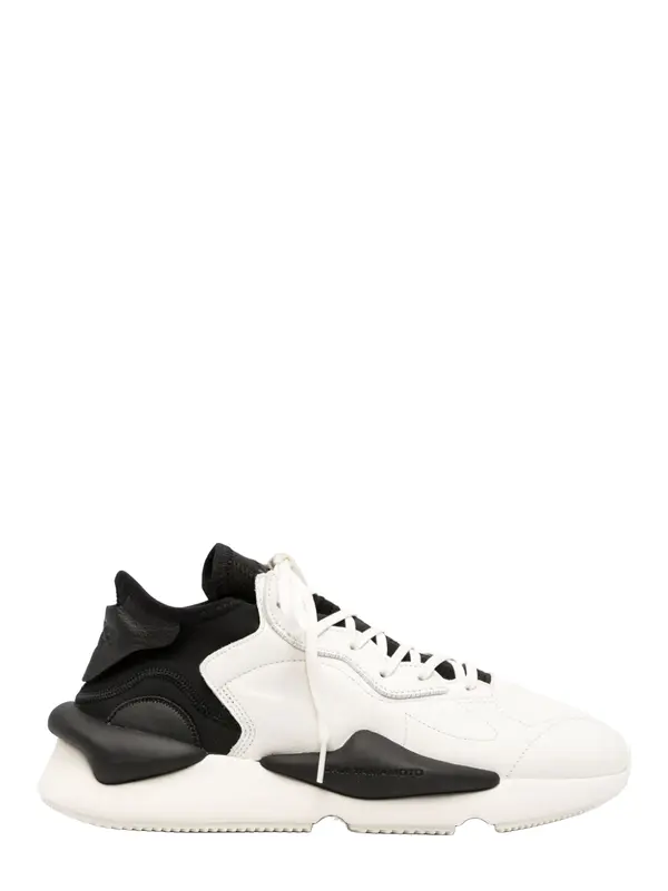 Y3 Kaiwa Leather Sneakers - White