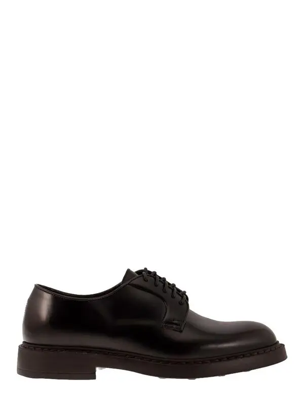 DOUCAL'S Leather Derby Lace-ups - Brown
