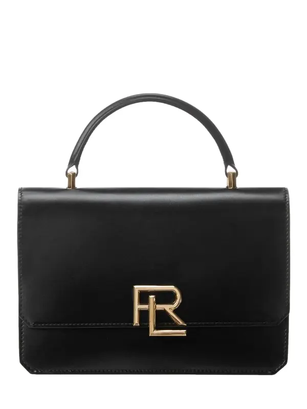 Ralph Lauren Rl 888 Leather Top-handle Bag - Black