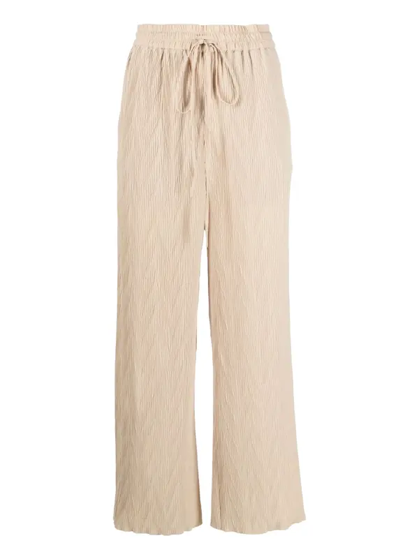 Henrik Vibskov Naptune Plissé Trousers - Neutrals