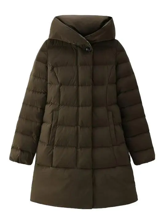 Woolrich Urban Touch Duck Down Padded Coat - Green