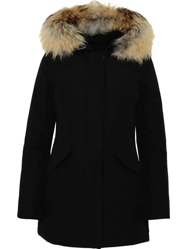 Woolrich Artic Cotton Blend Parka - Black
