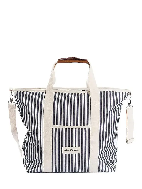 BUSINESS & PLEASURE Cooler Tote Bag - Laurens Navy Stripe
