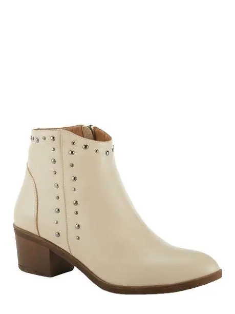 SPRING STEP SHOES Wildwest Studded Bootie - Bone
