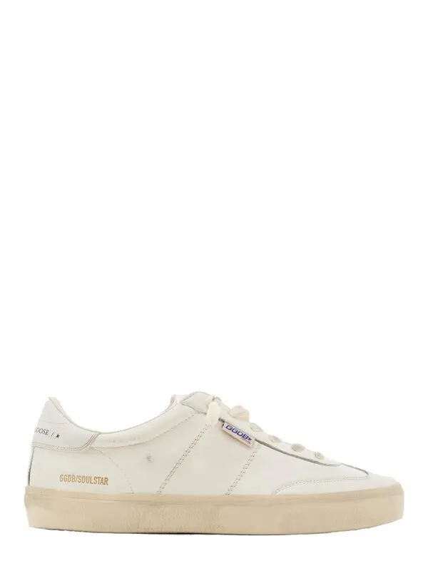 GOLDEN GOOSE Soul-star Leather Sneakers - White