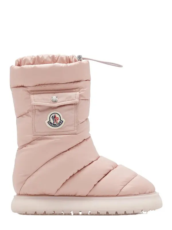 Moncler Gaia Mid-calf Snow Boots - Pink