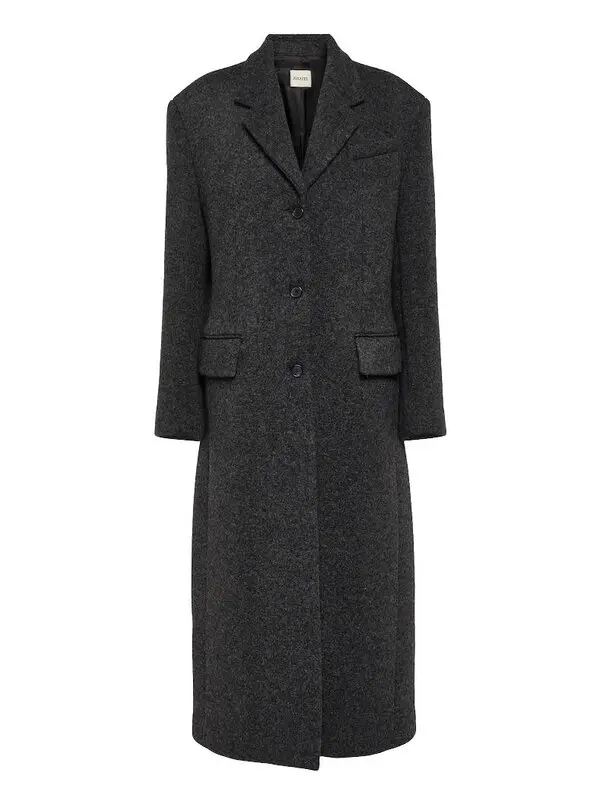 Khaite Bontin Wool-blend Coat - Grey