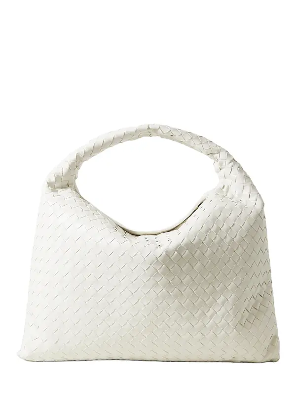 Bottega Veneta Hop Large Shoulder Bag - White