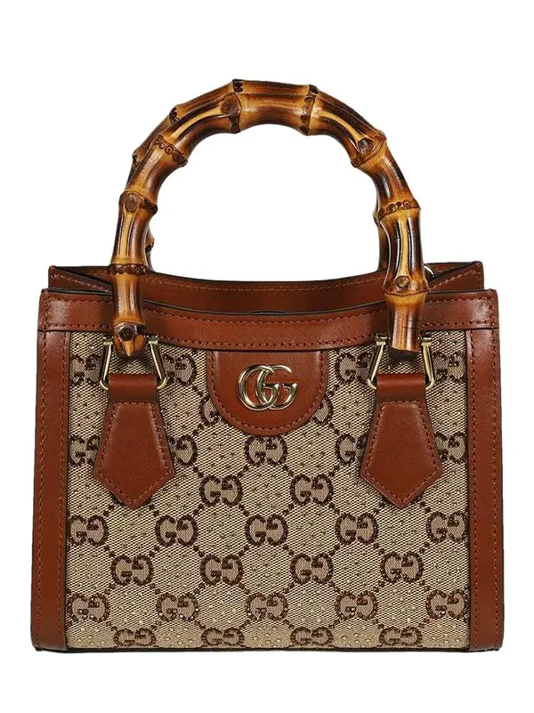 Gucci Diana Handheld Bag - Tan