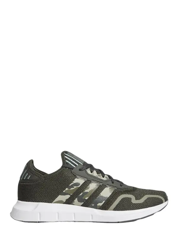Adidas Swift Run X Camouflage Twist Sneakers - Green