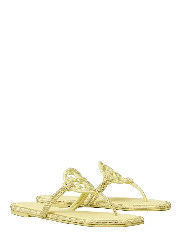 Tory Burch Miller Pavé Knotted Sandal - Matte Sun