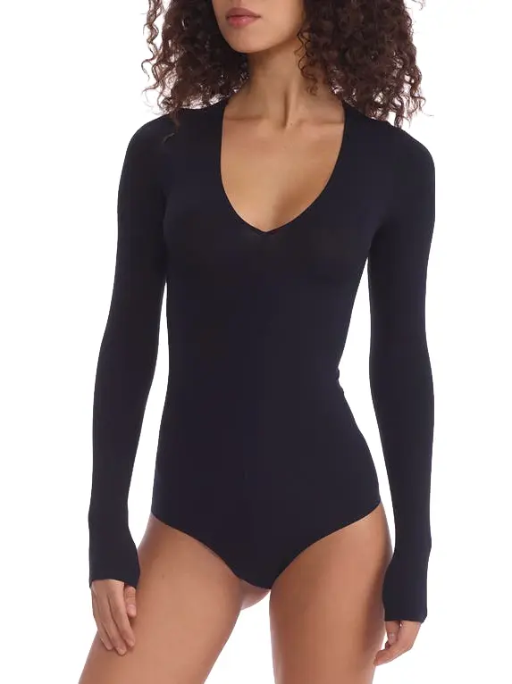 Commando Ballet Center Seam Bodysuit - Black