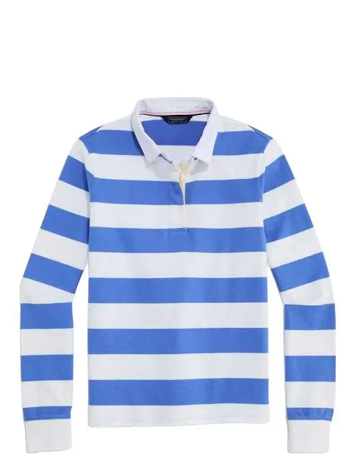 Vineyard Vines Heritage Stripe Organic Cotton Rugby Shirt - Stripe Breaker Blue