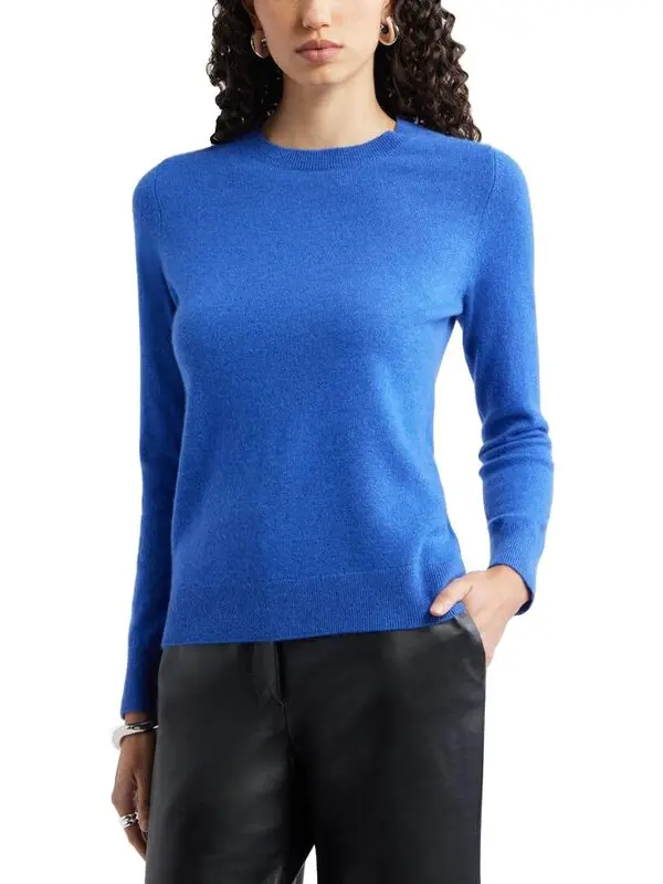 Nordstrom Cashmere Crewneck Sweater - Blue Glory