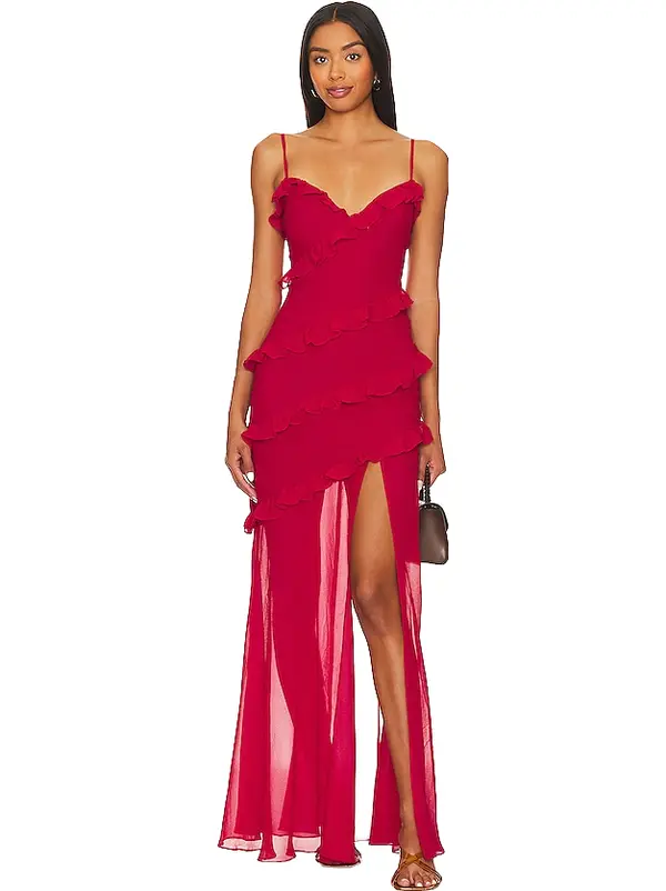 LOVERS AND FRIENDS Karlie Gown - Red