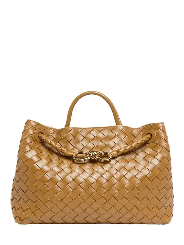 Bottega Veneta Andiamo Top-handle Bag - Dark Praline