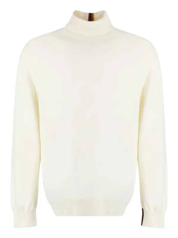 Paul Smith Cashmere Turtleneck Pullover - White