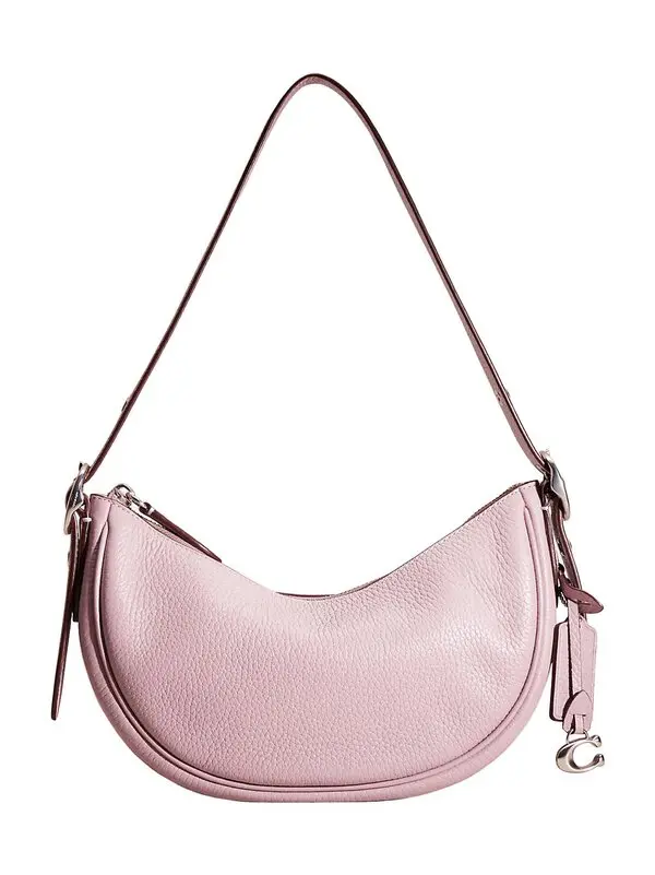 COACH Luna Shoulder Bag - Silver/faded Purple