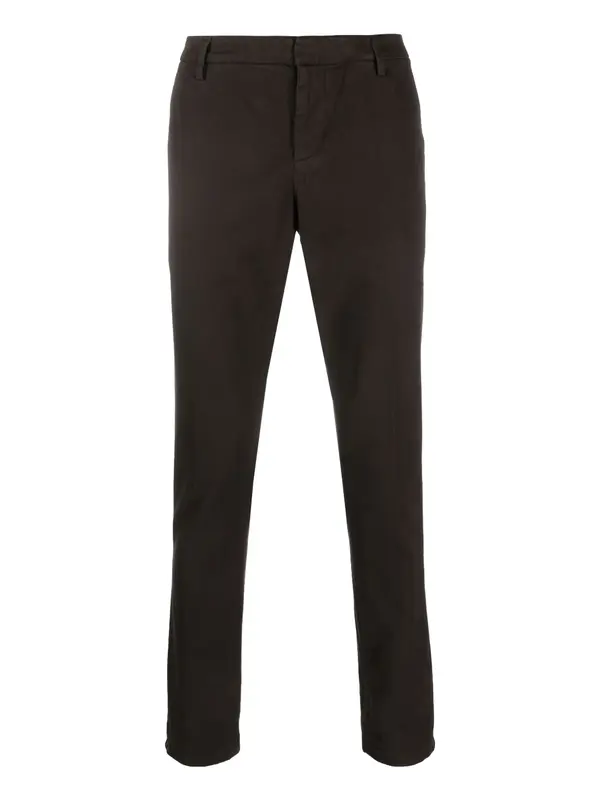DONDUP Straight-leg Chino Trousers - Brown