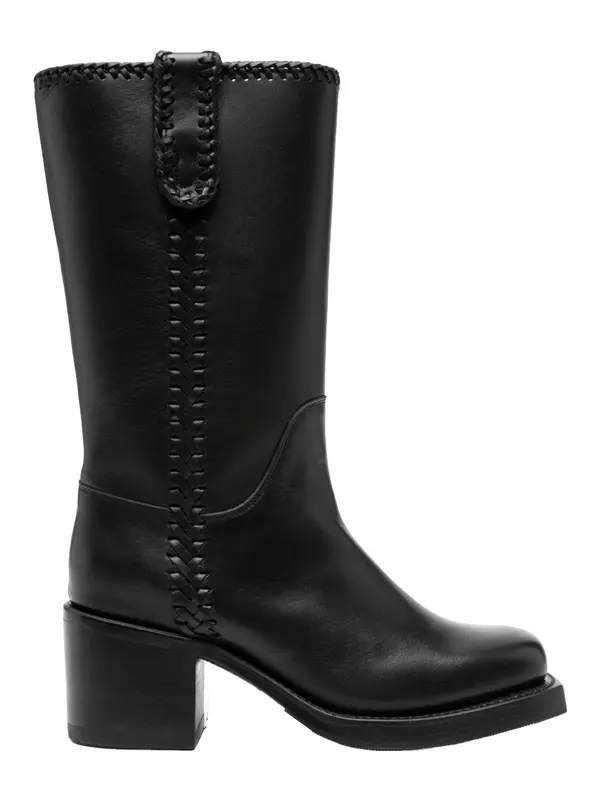 Hereu Aumandra 65mm Leather Boots - Black