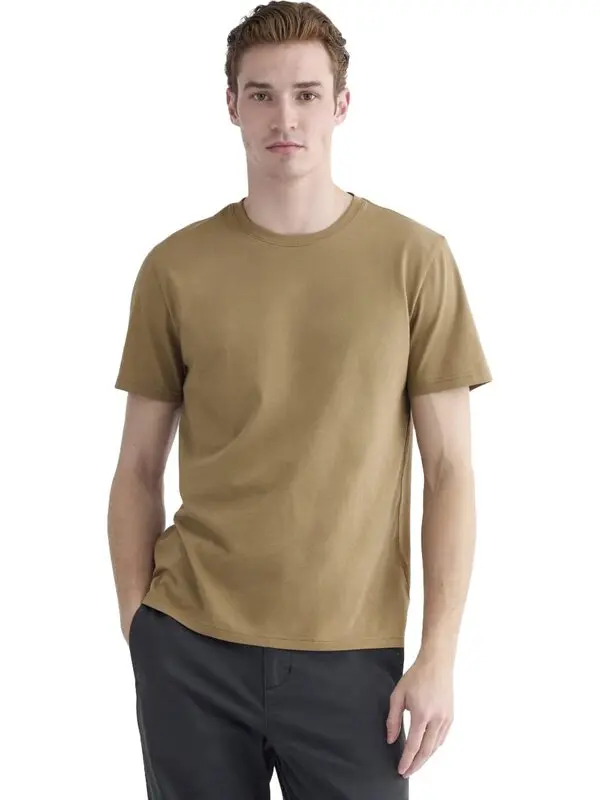 Everlane Essential Organic Crew Neck Tshirt - Aged Brass