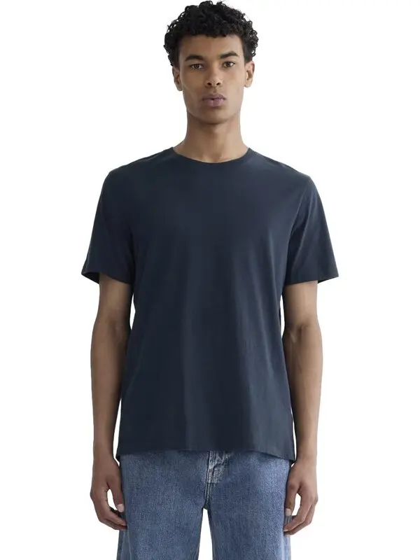 Everlane Essential Organic Crew Neck Tshirt - Deep Navy