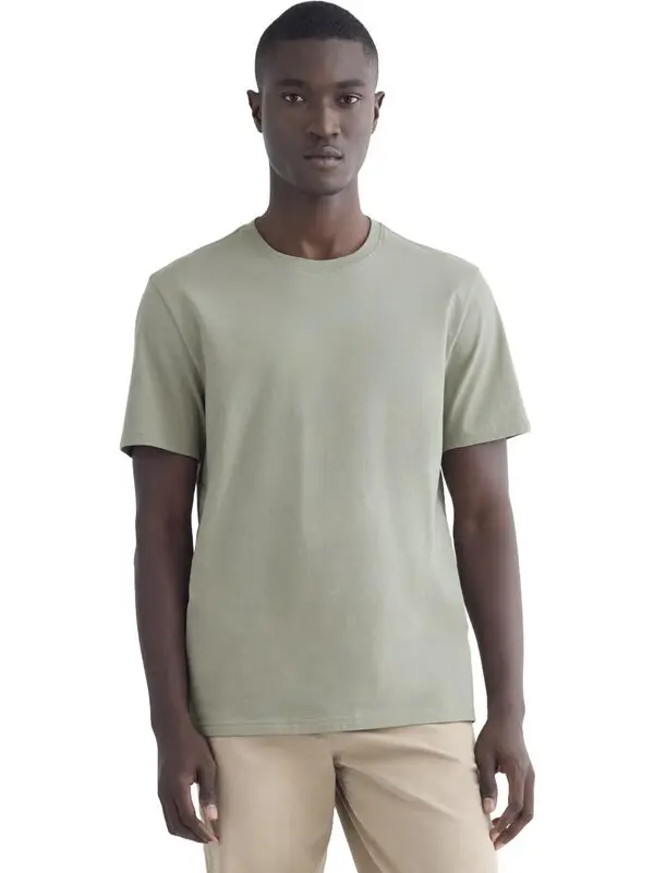 Everlane Essential Organic Crew Neck Tshirt - Sage Green